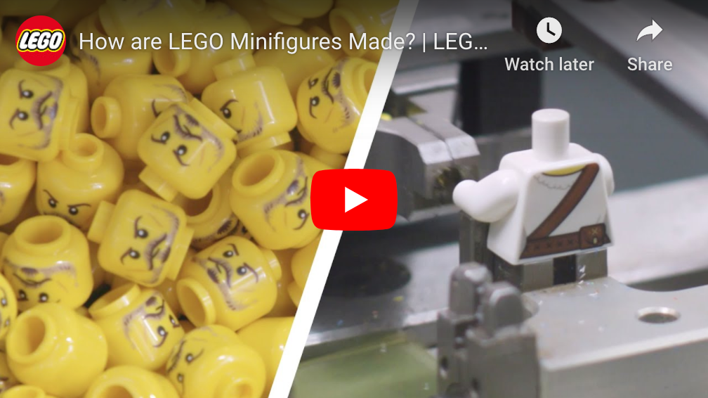 How are LEGO Minifigures Made? | LEGO Factory Behind The Scenes ...